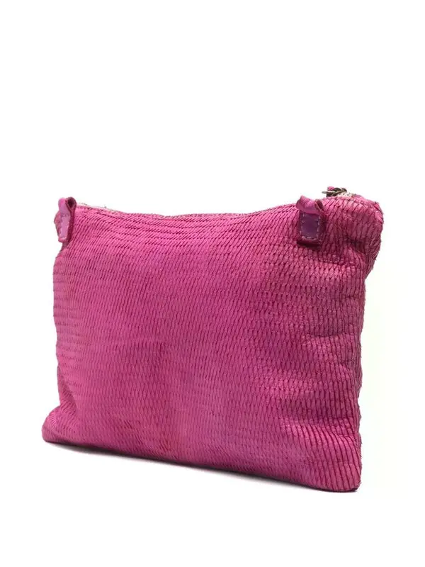 SOMMET Textured Zip-fastening Clutch