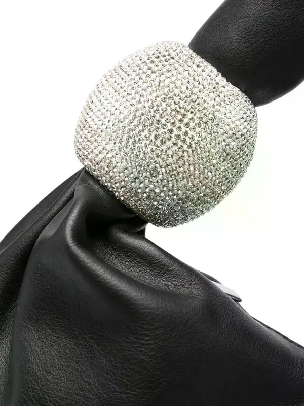 Giuseppe Di Morabito Crystal-embellished Knot Shoulder Bag - Black