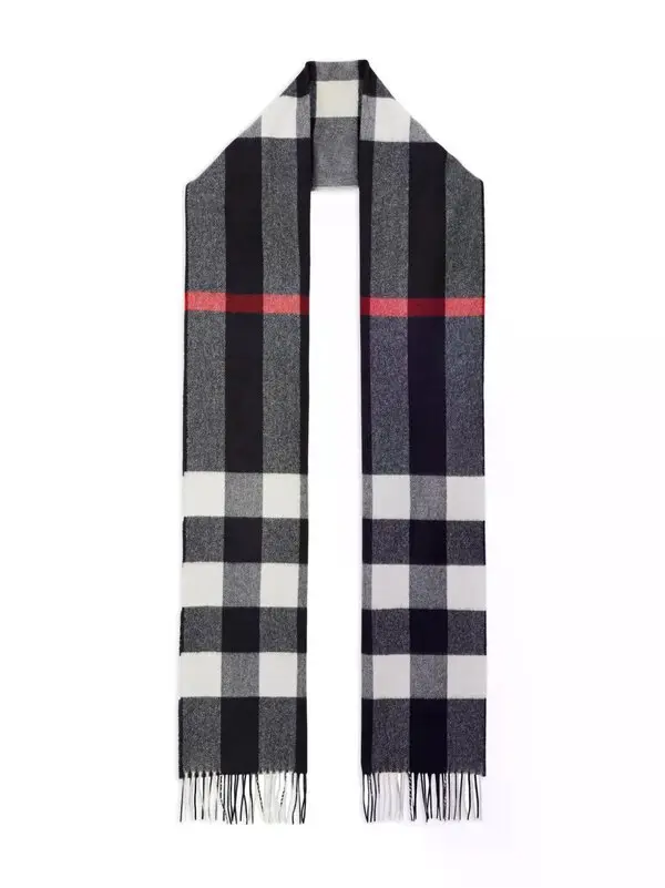 Burberry Checked Cashmere Scarf