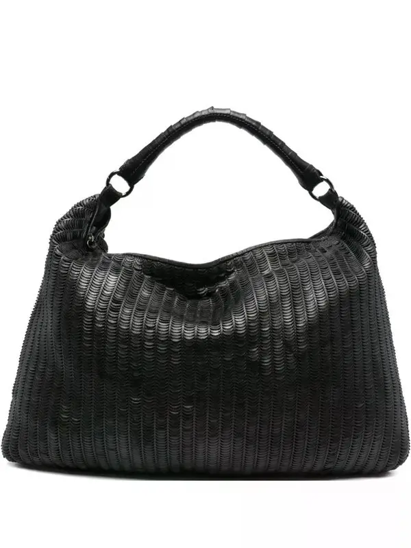 REPTILE'S HOUSE Pleated Leather Tote Bag