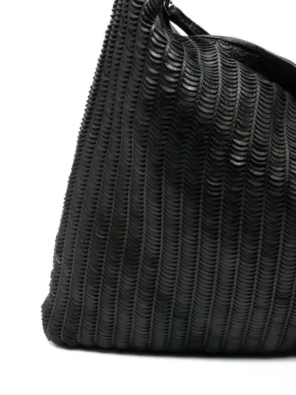 REPTILE'S HOUSE Pleated Leather Tote