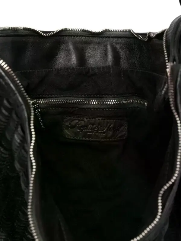 REPTILE'S HOUSE Pleated Leather Tote