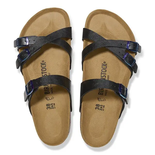 BIRKENSTOCK Franca Birko-flor Sandals - Graceful Licorice