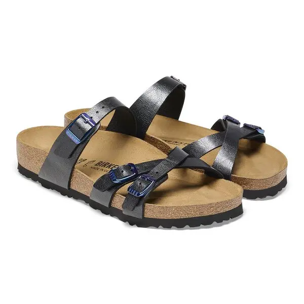 BIRKENSTOCK Franca Birko-flor Sandals - Graceful Licorice