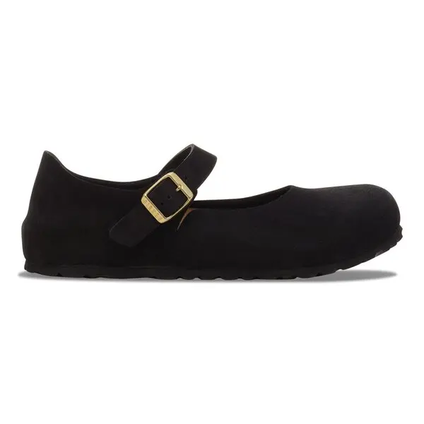 BIRKENSTOCK Mantova Suede Leather Mary Jane - Black