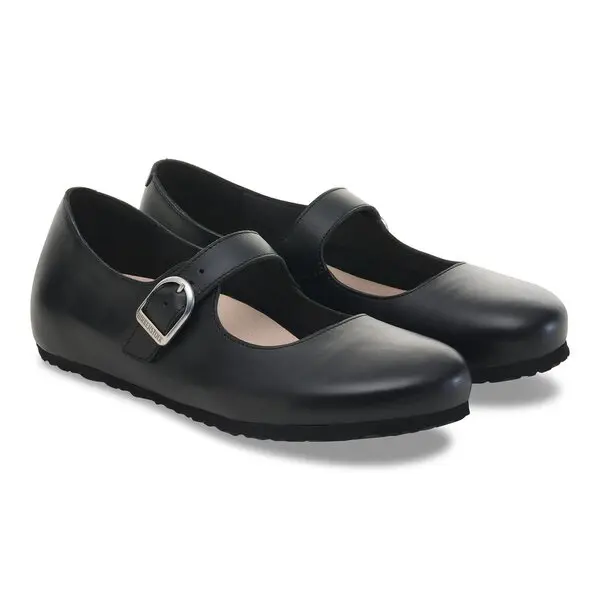BIRKENSTOCK Santa Clarita Natural Leather - Black