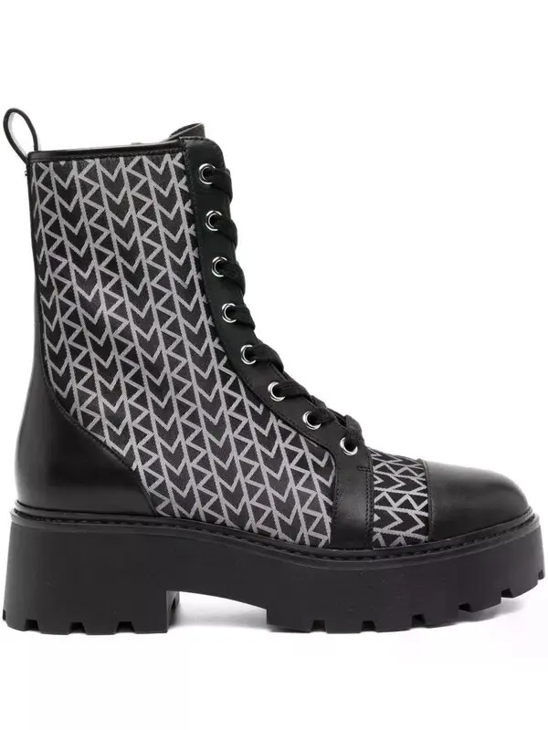 Michael Kors 50mm Blake Combat Boots - Black