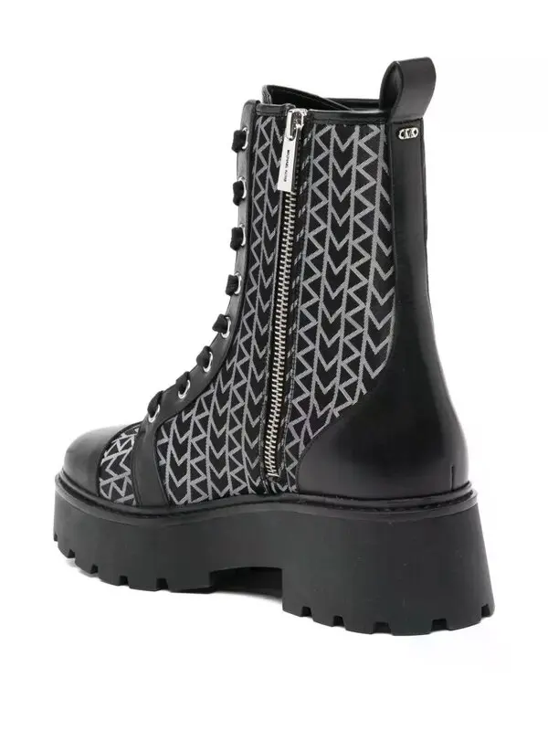 Michael Kors 50mm Blake Combat Boots - Black
