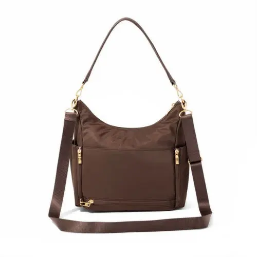 BAGGALLINI Nolita Convertible Hobo - Ganache Twill