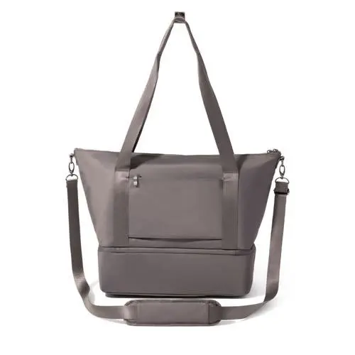 BAGGALLINI Park Ave Overnight Tote - Smoke Twill