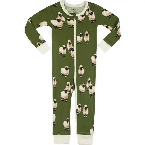 MILKBARN Zipper Pajama - Valais Sheep