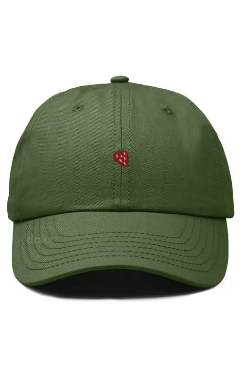 DALIX Lil Strawberry Dad Cap - Olive