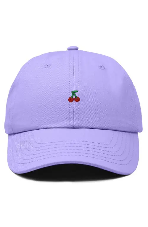 DALIX Lil Cherry Dad Cap - Lavender