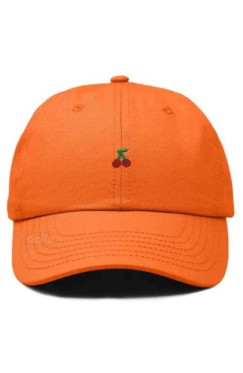 DALIX Lil Cherry Dad Cap - Orange