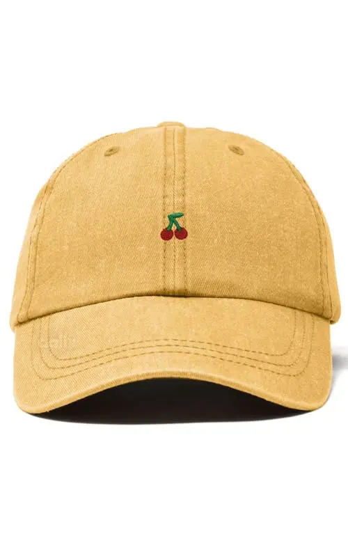 DALIX Lil Cherry Dad Cap - Washed Gold
