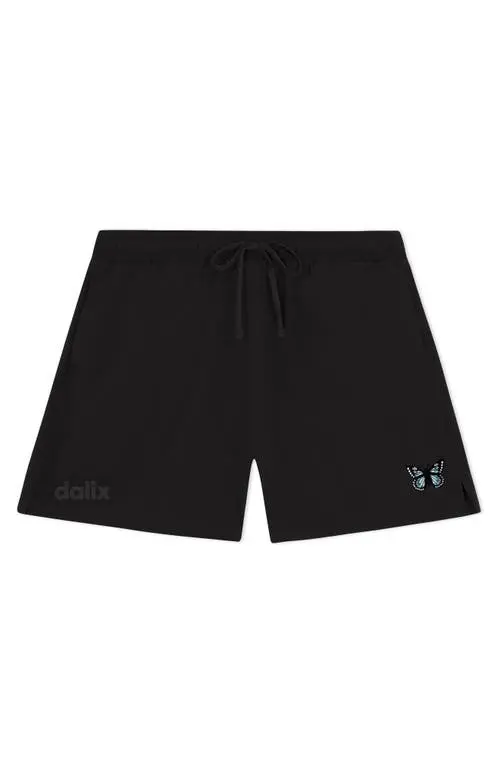 DALIX Butterfly Midweight Active Shorts - Black