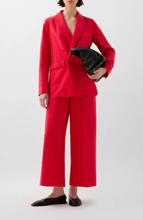 SCALPERS Double-breasted Blazer - Red