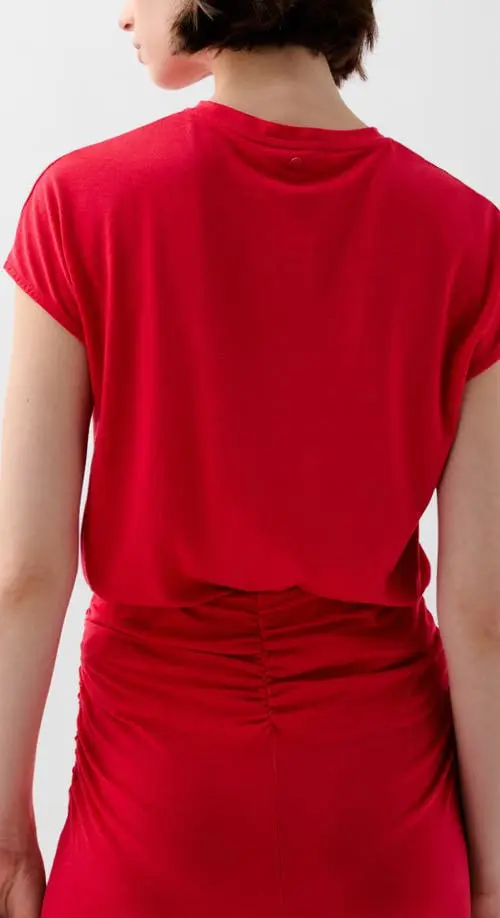 SCALPERS Side Gathered T-shirt