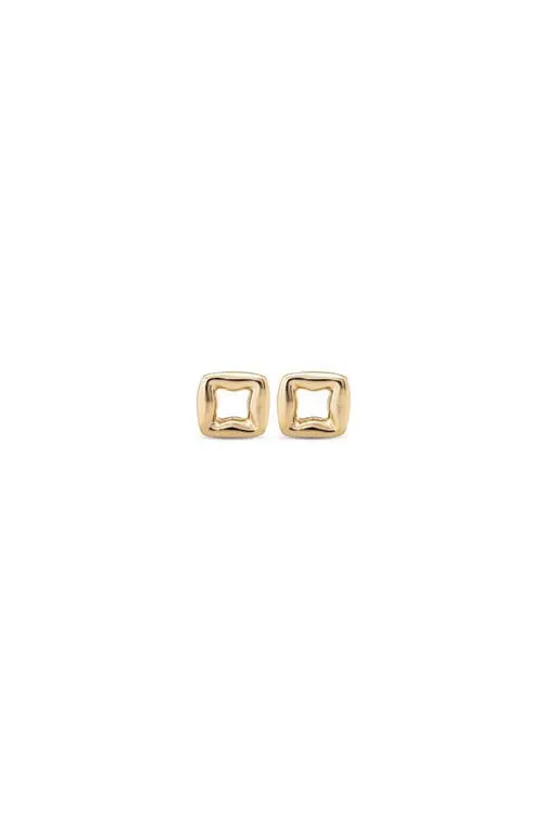 UNODE50 Small Link Earrings - Gold