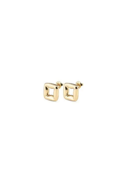 UNODE50 Small Link Earrings - Gold