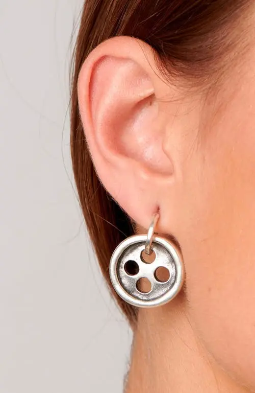 UNODE50 Button & Needle Earrings