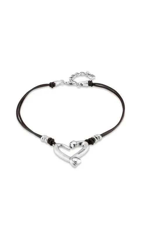 UNODE50 Dual Strap Heart Pendant