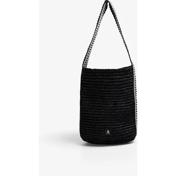 SCALPERS Raffia Cube Bag