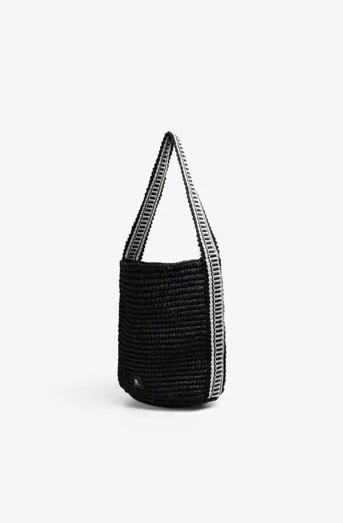 SCALPERS Raffia Cube Bag