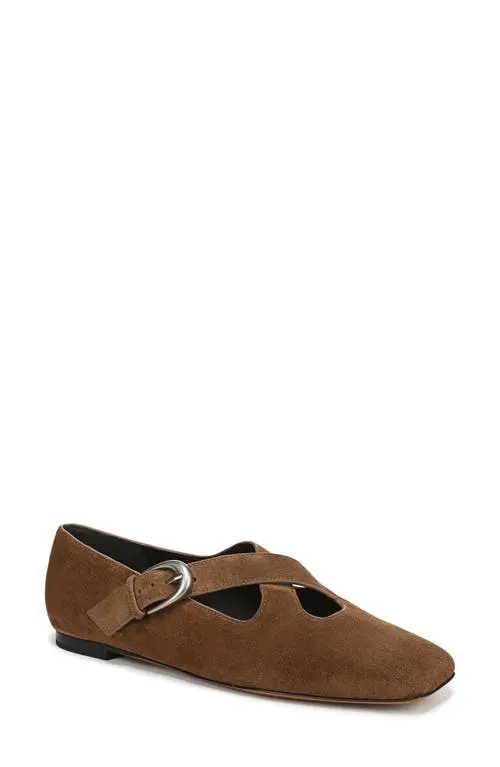 Vince Cici Cross Strap Flats - Elmwood