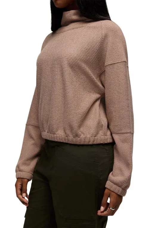Prana Olivia Cowl Neck Sweater - Shroom