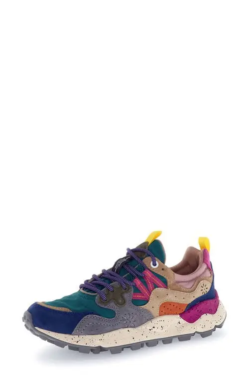 FLOWER MOUNTAIN Yamano 3 Sneaker - Petrol Stone