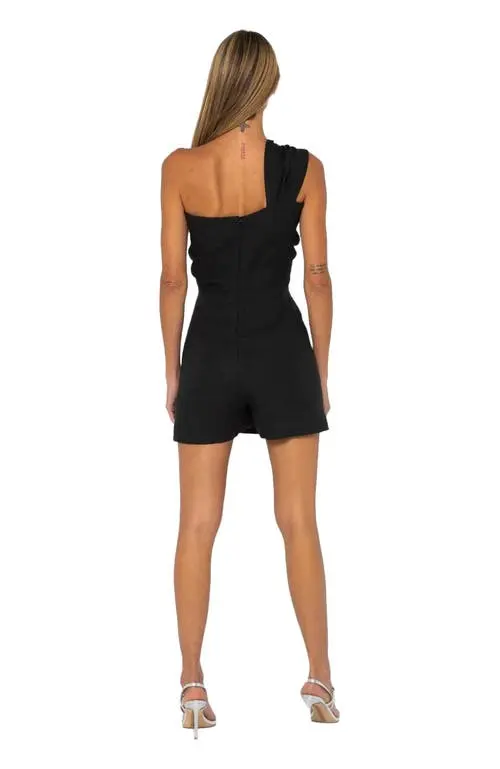 JBQ Solange Lace Romper - Black