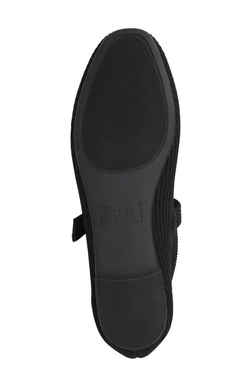 Mia Brita-c Knit Mary Jane Flat - Black