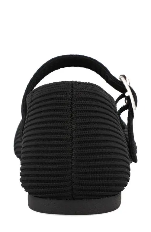 Mia Brita-c Knit Mary Jane Flat - Black