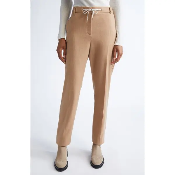 Eleventy Drawstring Waist Virgin Wool Pants