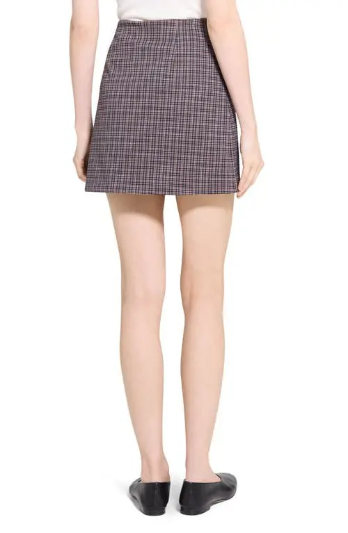 Theory A-line Knit Miniskirt - Palomino Multi - 1j3