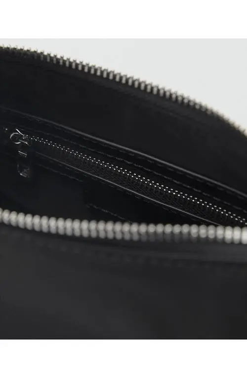 Mango Textile Shoulder Bag