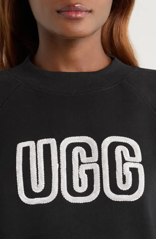UGG Logo Crewneck Sweatshirt - Blk