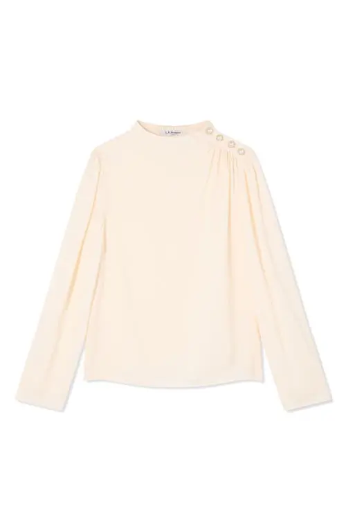 LK BENNETT Samantha Button Shoulder Top