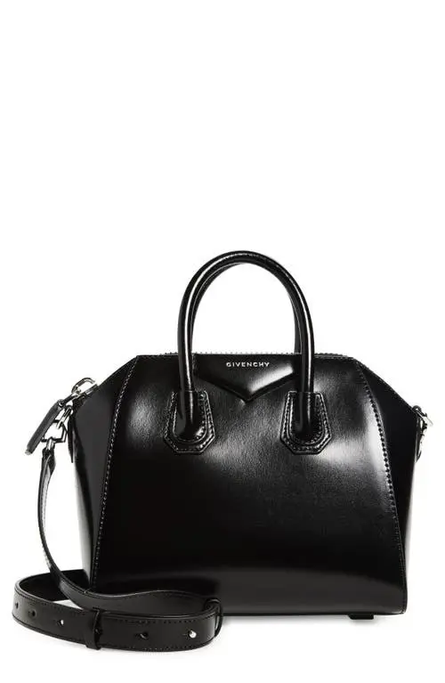 Givenchy Mini Antigona Leather Satchel - Black