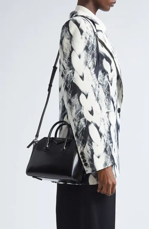 Givenchy Mini Antigona Leather Satchel - Black