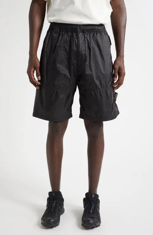 Stone Island Compass Badge Nylon Shorts