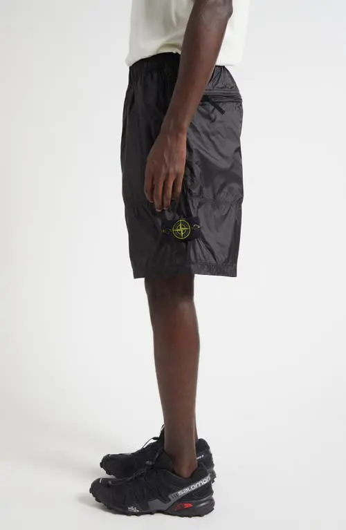 Stone Island Compass Badge Nylon Shorts