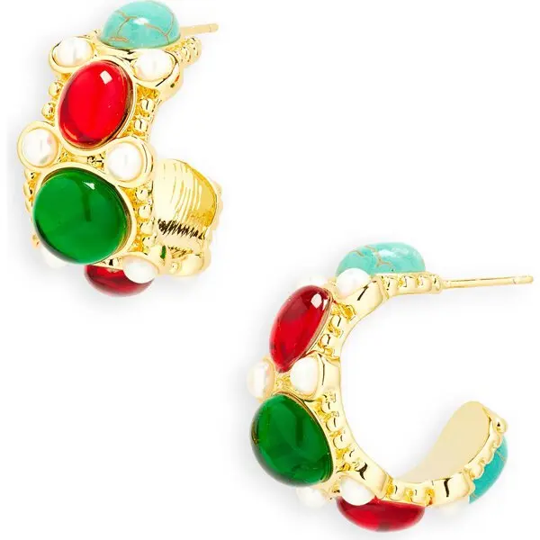 KENNETH JAY LANE Hoop Earrings - Gold