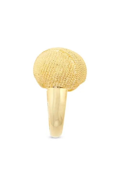 KENNETH JAY LANE Textured Knot Adjustable Cocktail Ring