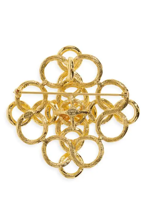 KENNETH JAY LANE Fancy Swirls Pin