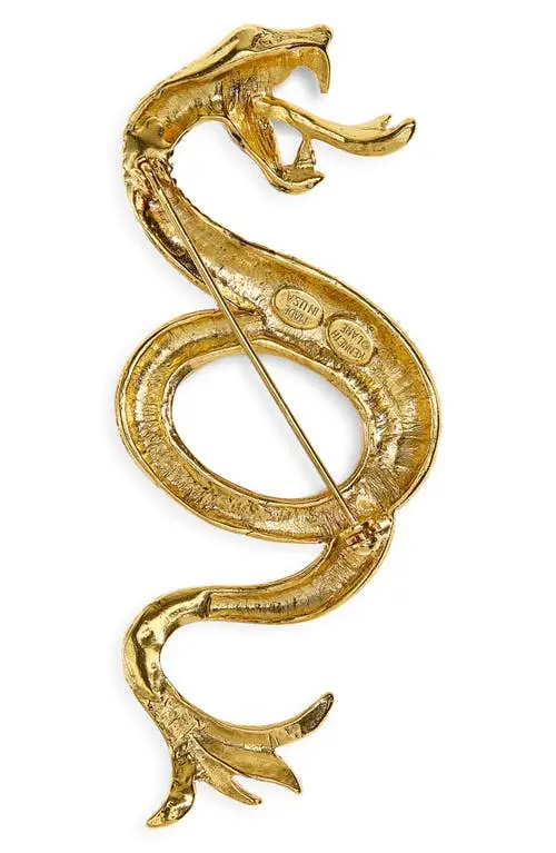 KENNETH JAY LANE Snake Pin