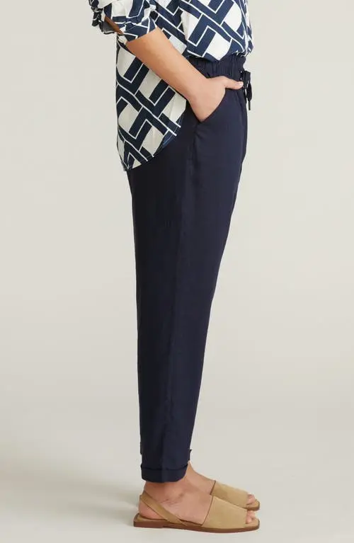 Universal Standard Tapered Drawstring Pants - Navy