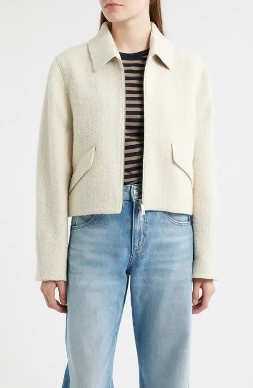 BOSS Textured Wool-blend Jacket