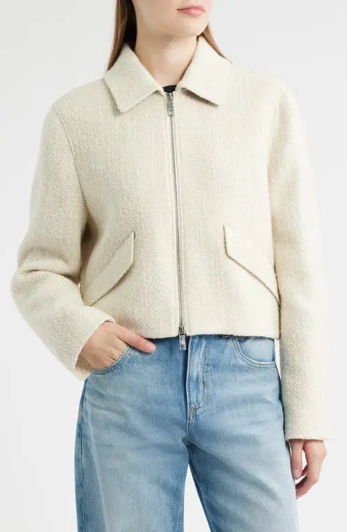 BOSS Textured Wool-blend Jacket